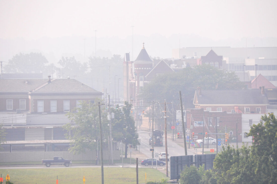 Smoke from Canadian wildfire billows over Mid-Ohio Valley | News ...